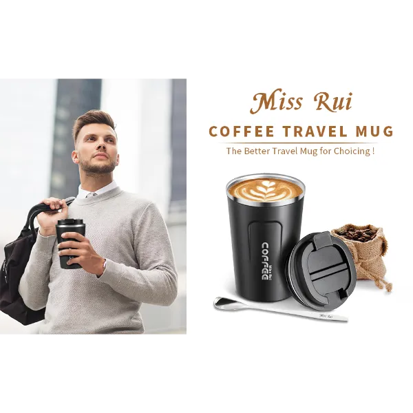 Thermal Travel Mugs For Coffee | 380ml Thermal Stainless Steel Coffee ...